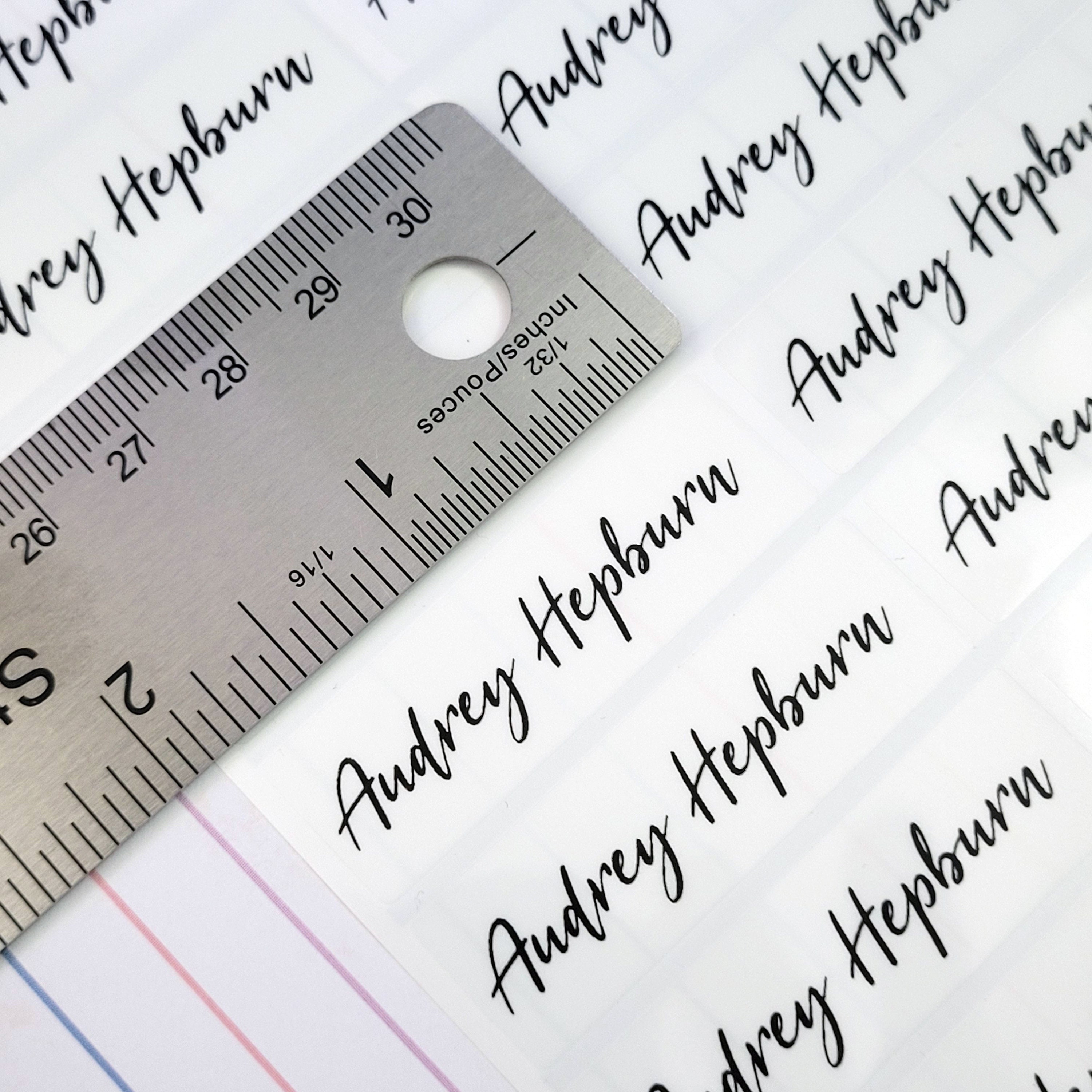 Personalized Kids Name Labels, Large Size Clear Background Sticker for ...