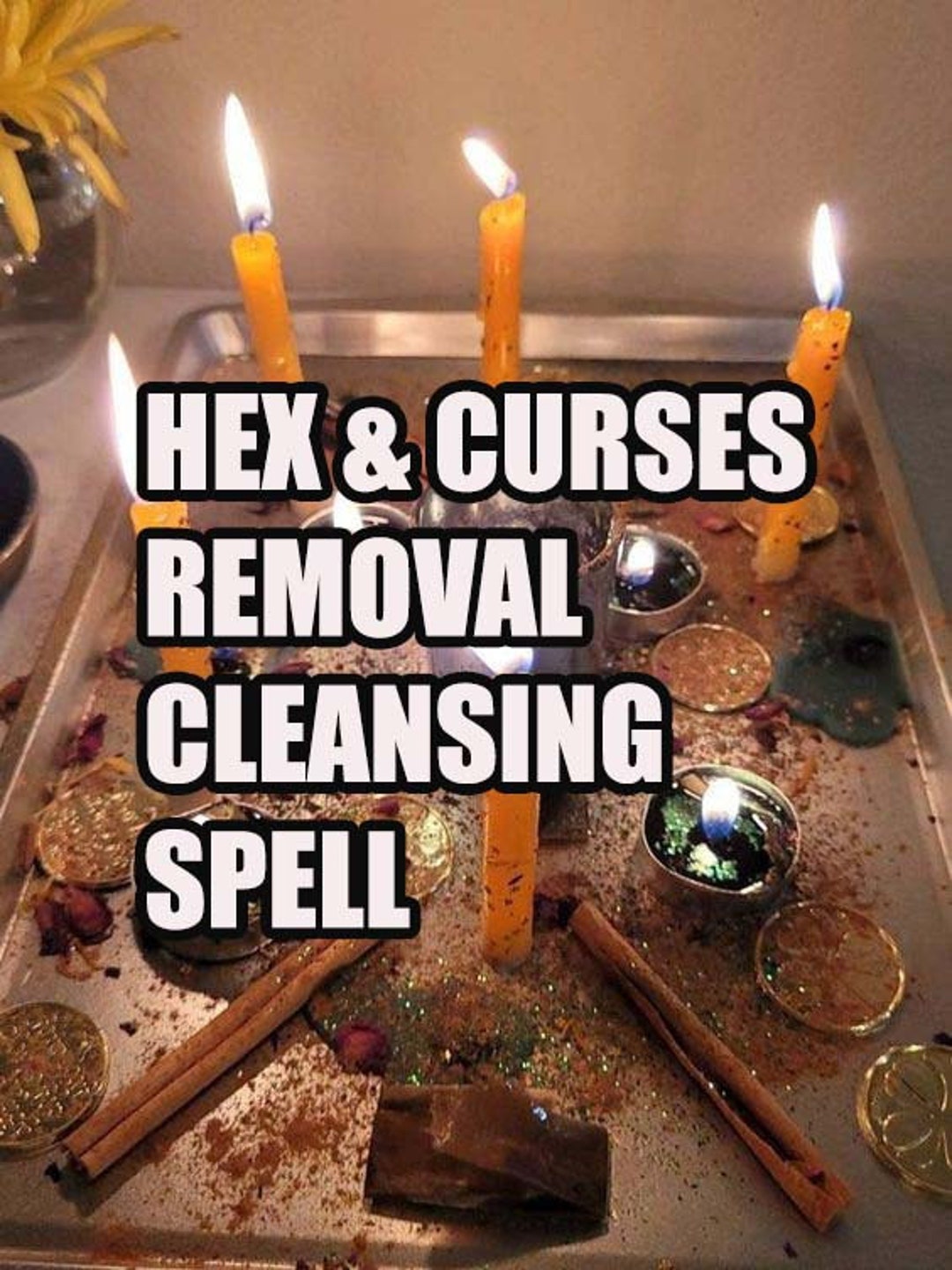 Hex And Curses Removal Cleansing Spell Purification Spell Etsy