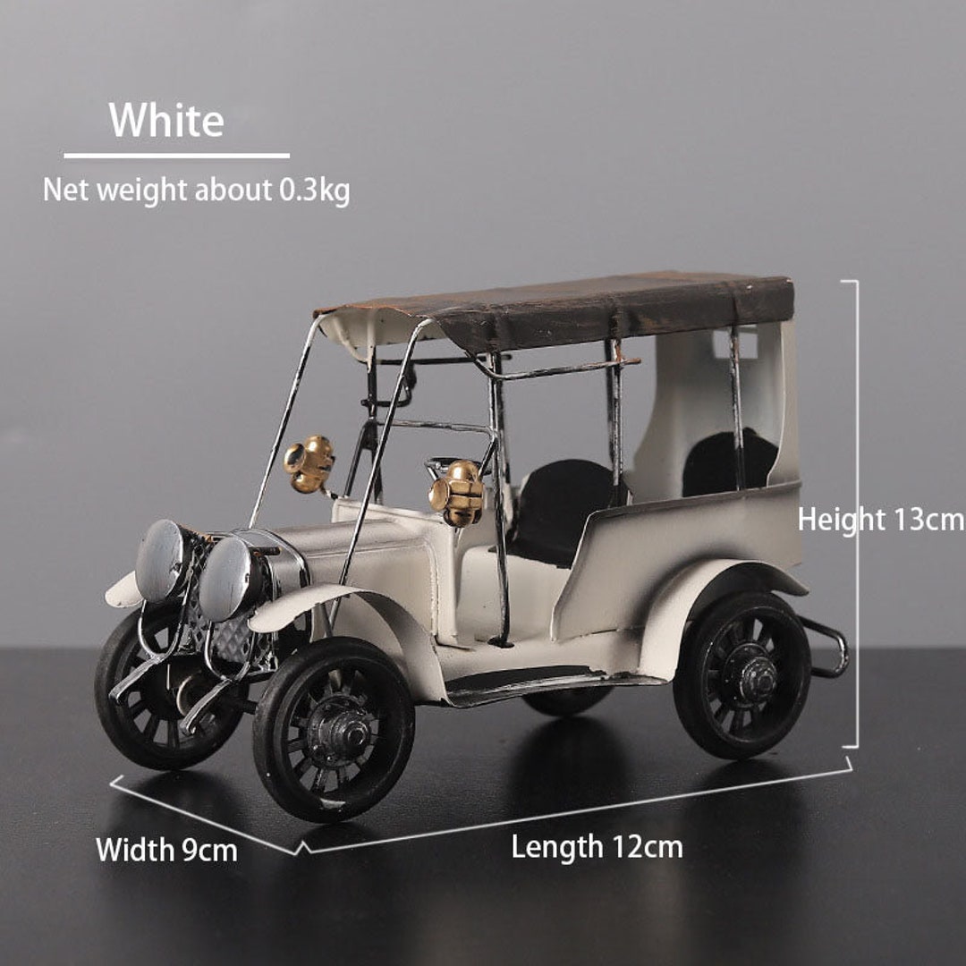 Retro Iron Classic Car Ornaments Creative Home Desktop Car Model ...