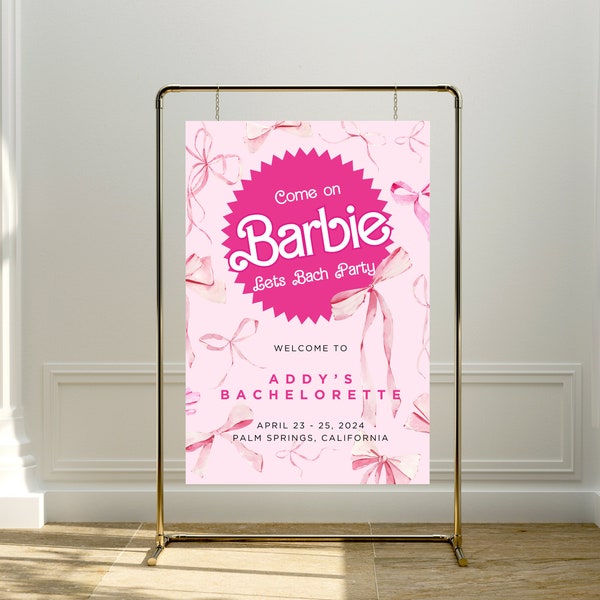 Barbie Hen Do Invite - Etsy