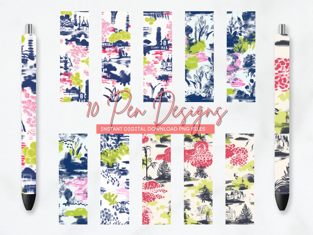 Sublimation Pen Wrap Bundles Sublimation Pens Templates Sublimation ...