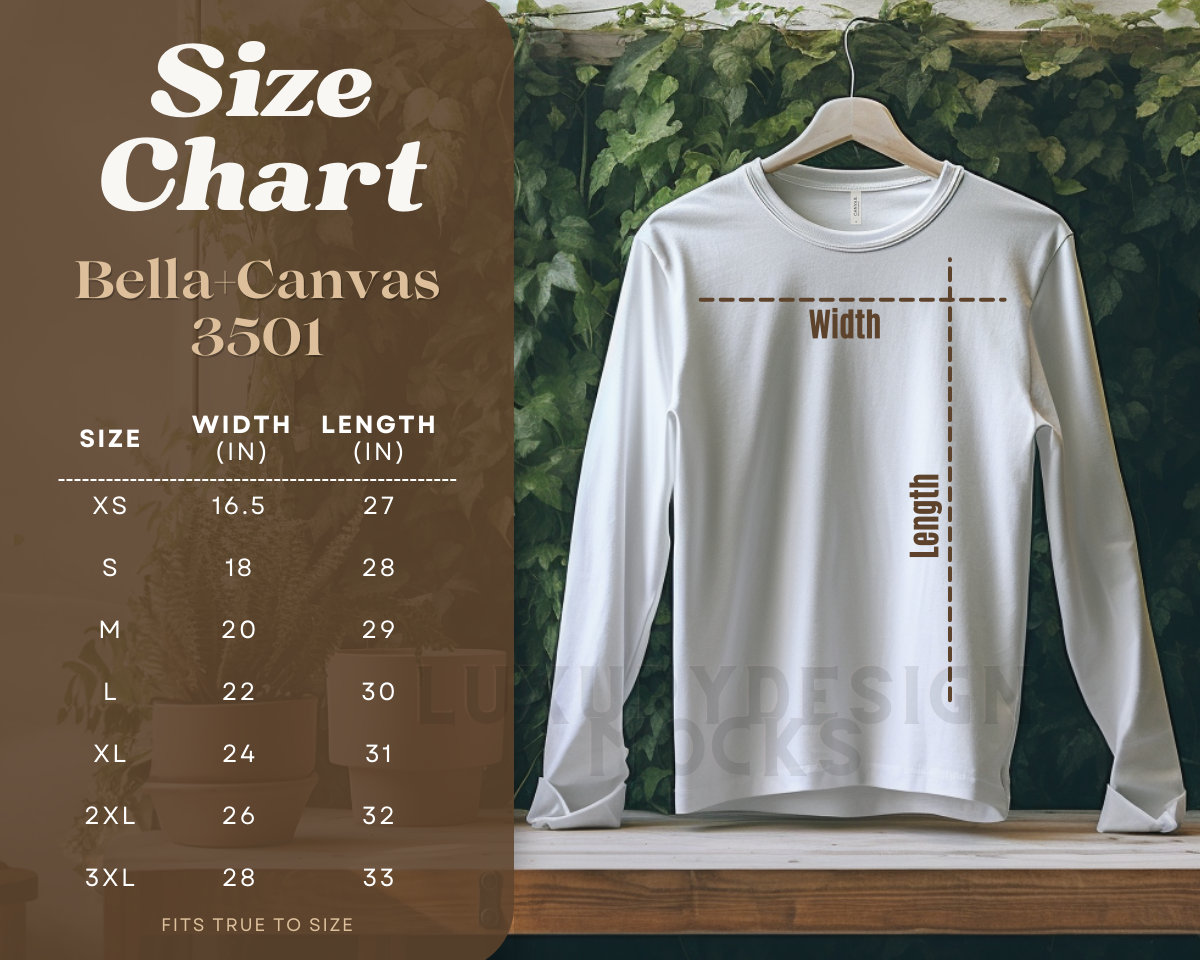 Size Chart Mockup Bundle Access to All Size Guide Mocks - Etsy