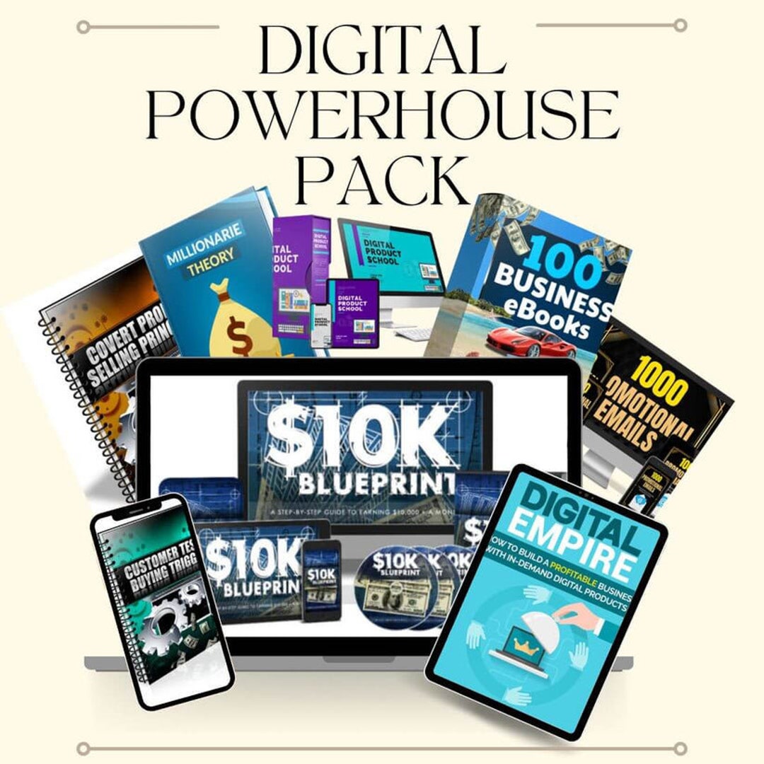 Digital Powerhouse Collection Kdp Interior Digital Download Templates ...