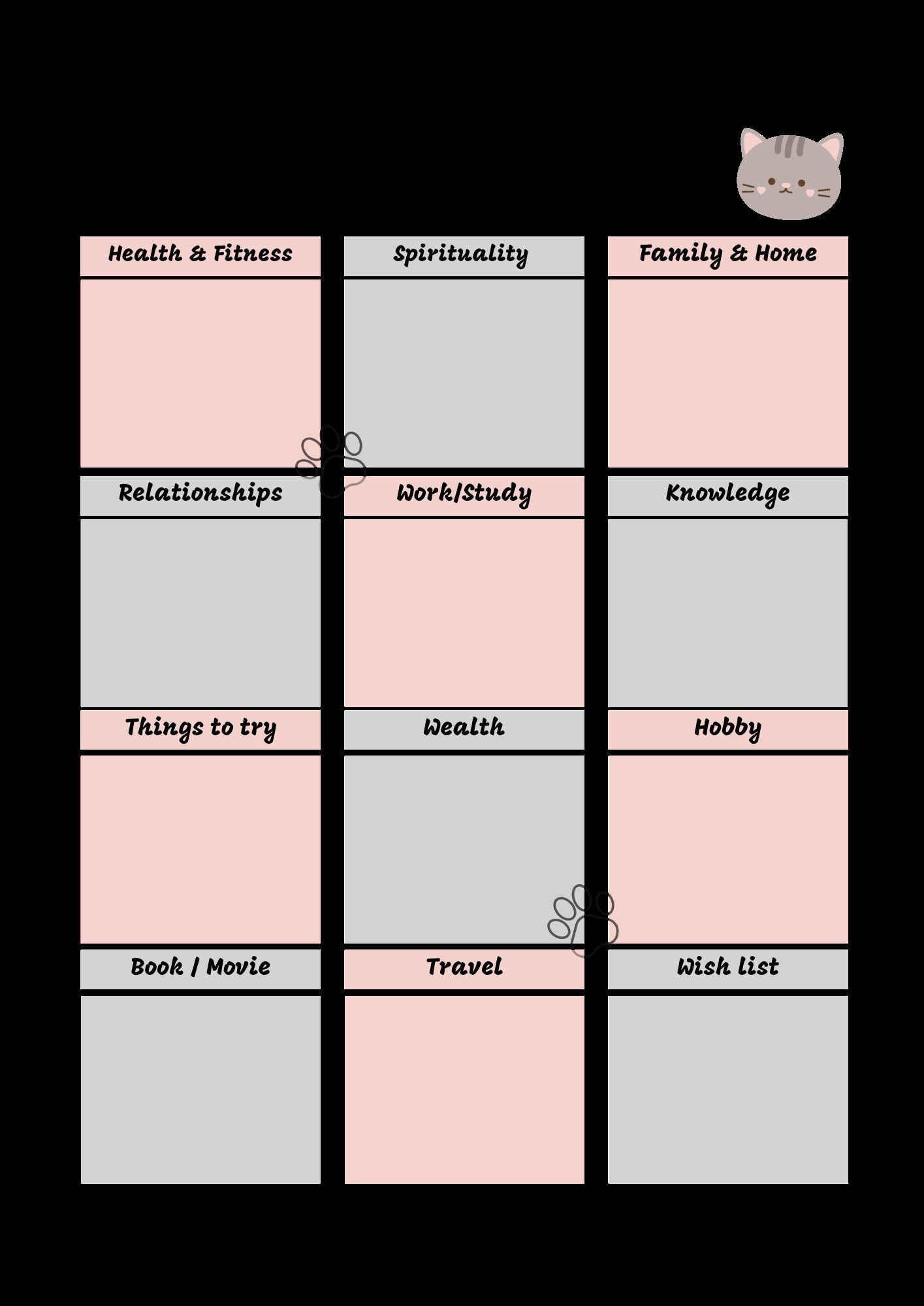 Purrfectly Organized 2024 Cute Cat Planner With Daily Doodles & Weekly ...