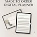 Custom Made Digital Planner, Undated Planner, Personalized Digital ...
