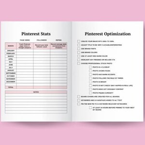 Editable 2024 Pinterest Planner Canva - Etsy