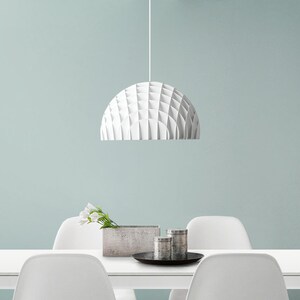 Arc Pendant White Pendant Lamp Modern Light Fixture - Etsy