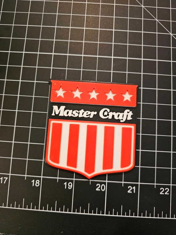 Logotipo Del Escudo De Mastercraft Mastercraft Logo Etsy