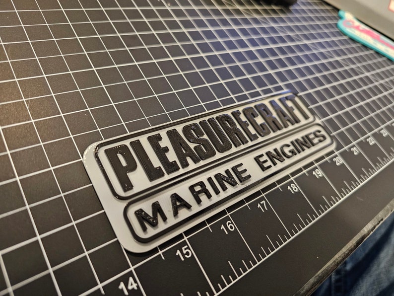 Pleasure Craft Engine Placard - Etsy