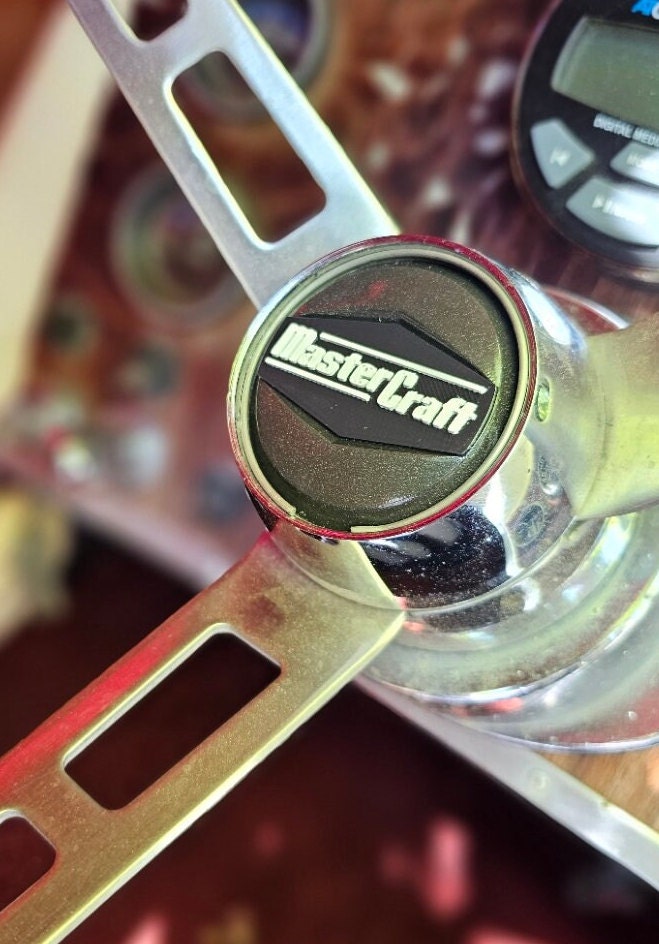 Early Mastercraft Stars and Stripes Steering Wheel Cap W/ Retainer Ring ...