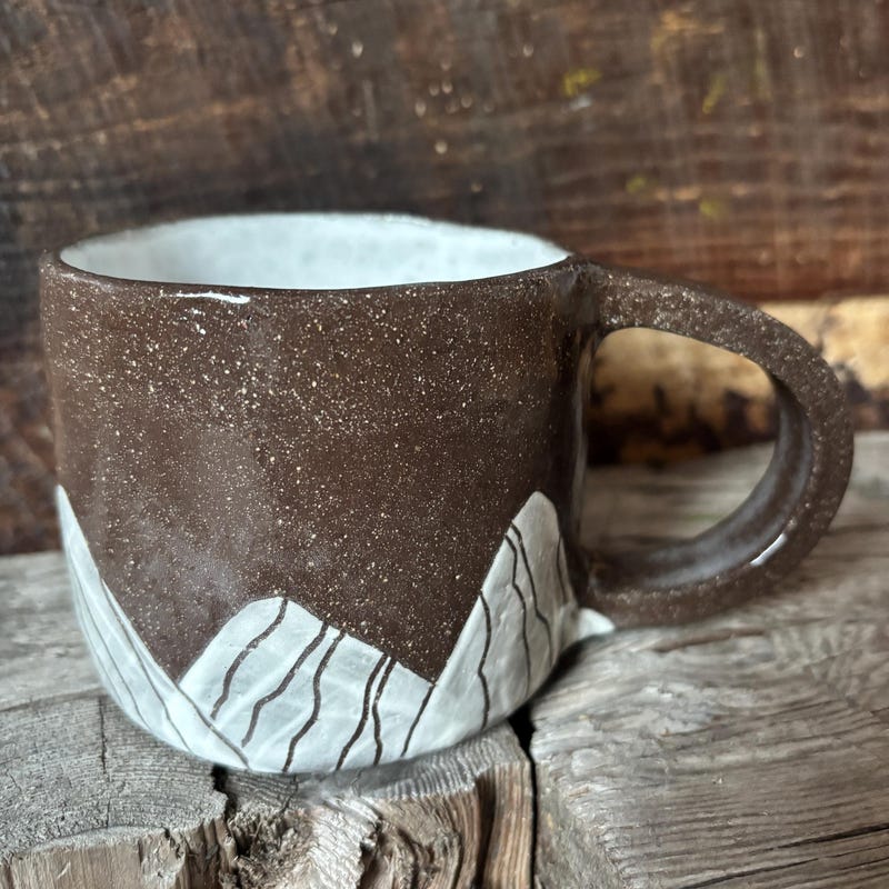 Carved Ceramic Mug - Etsy