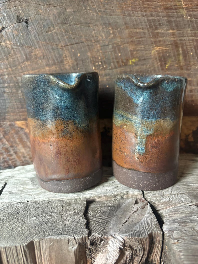 Ceramic Pourer in Chocolate Clay - Etsy