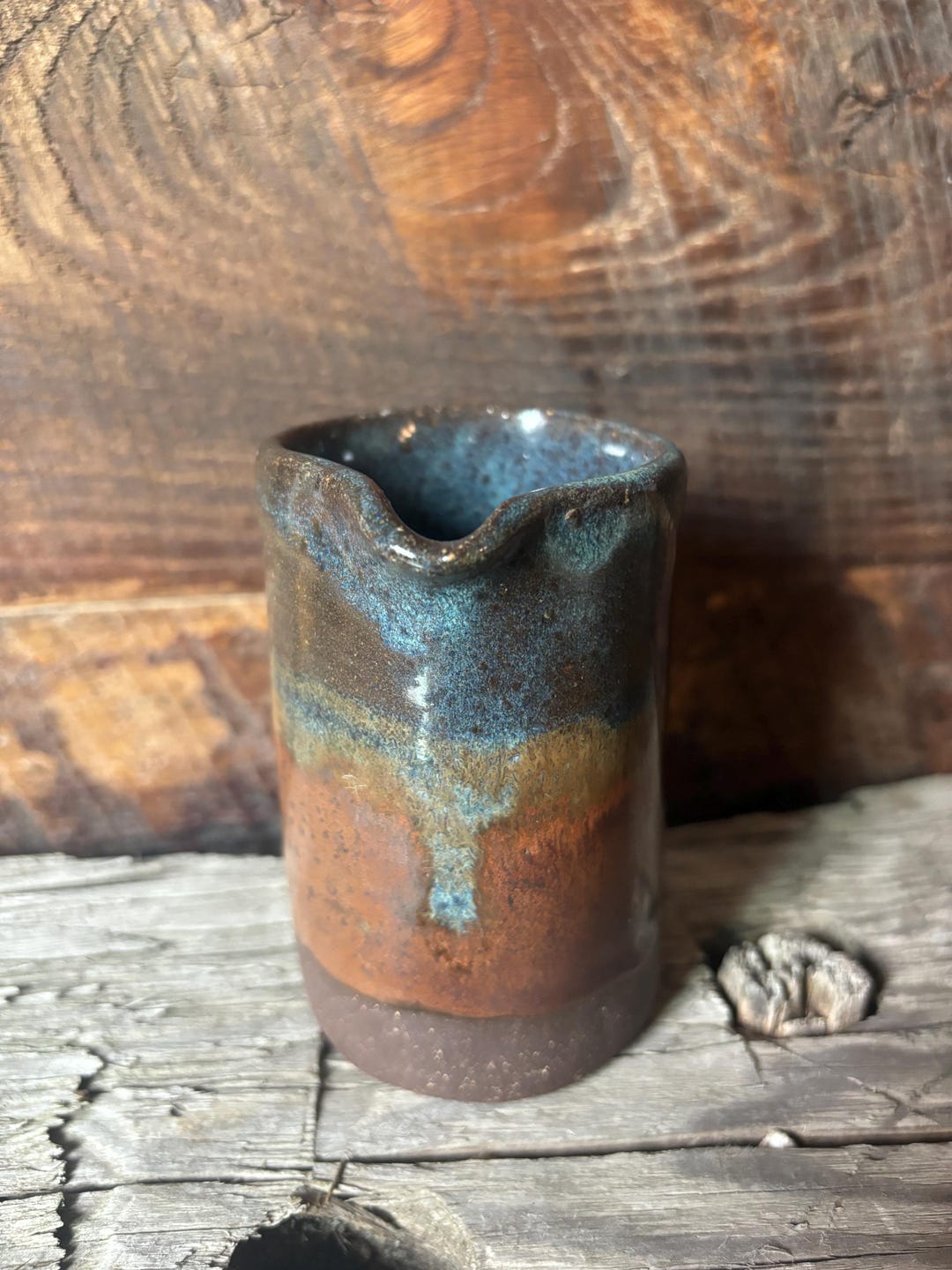 Ceramic Pourer in Chocolate Clay - Etsy