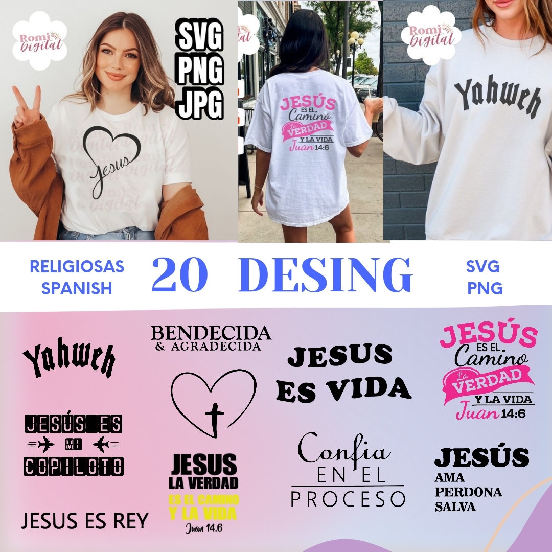 Frases cristianas png, jesus Dios fe svg, diseños religiosos ...