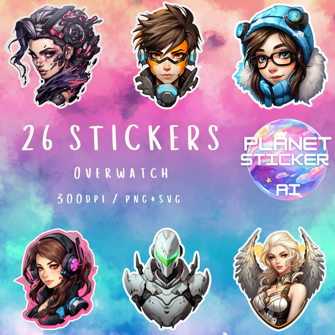 Videogame Stickers SVG Bundle 26 Videogame Sticker Designs Printable ...