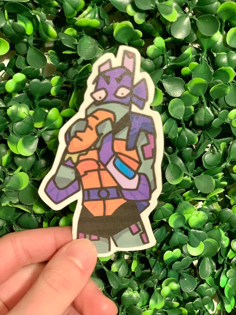 Rottmnt Stickerdonatellomattewaterproofgoofy - Etsy