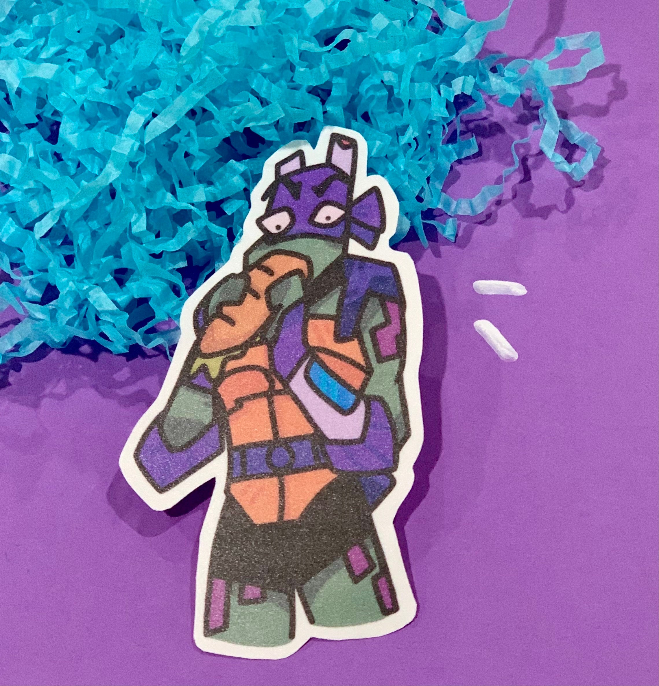 Rottmnt Stickerdonatellomattewaterproofgoofy - Etsy