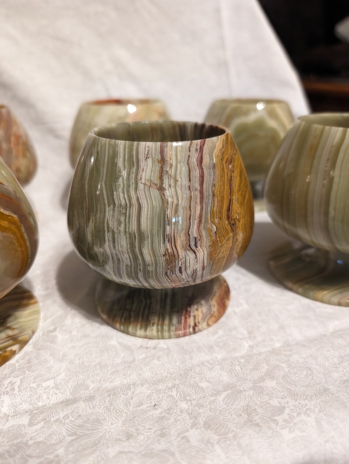 Onyx Goblets Set of Six - Etsy