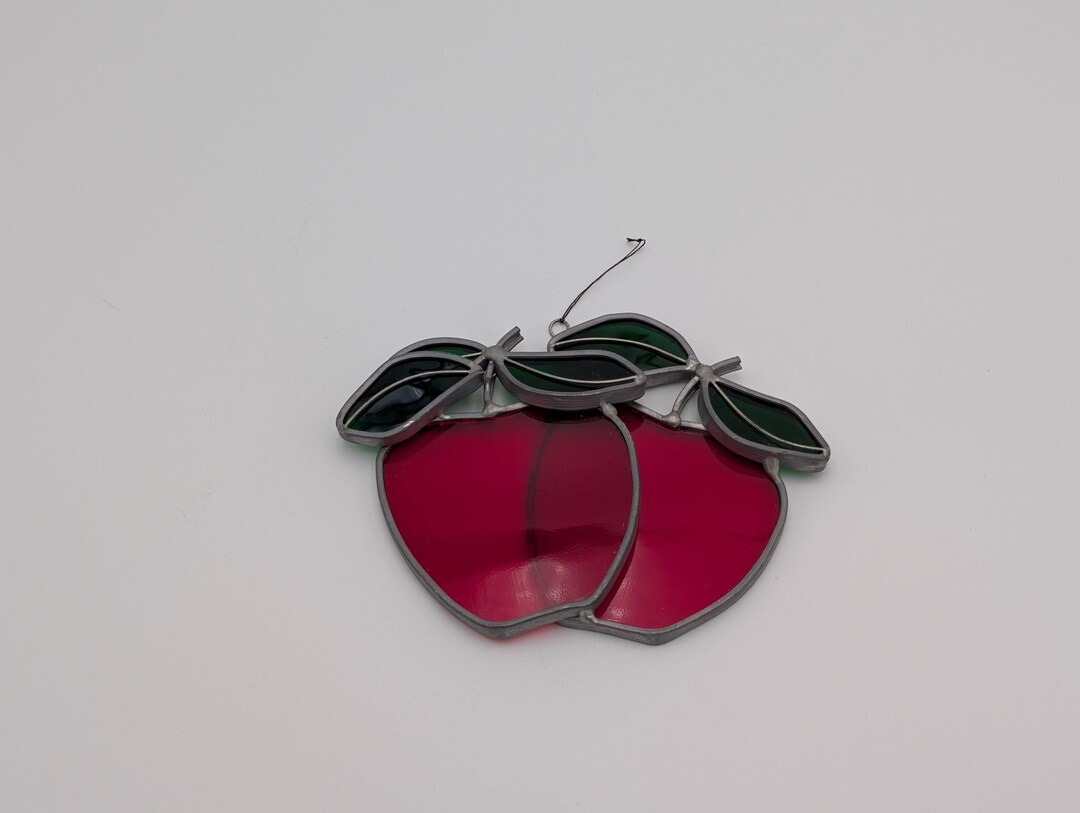 Stained Glass Apple Sun Catcher - Etsy