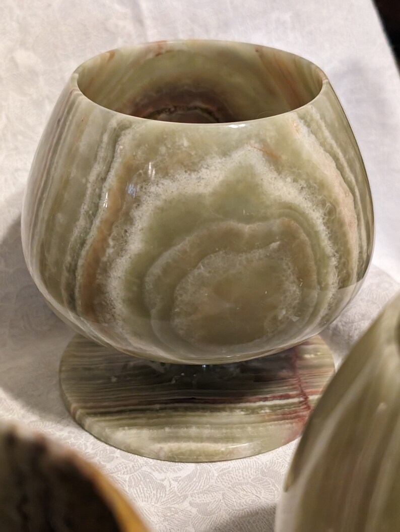 Onyx Goblets Set of Six - Etsy