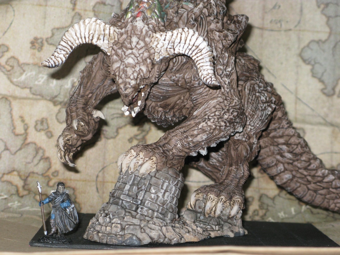 Tarrasque - Colossal Hand Painted D&d/pathfinder/ttrpg Mini (archon ...