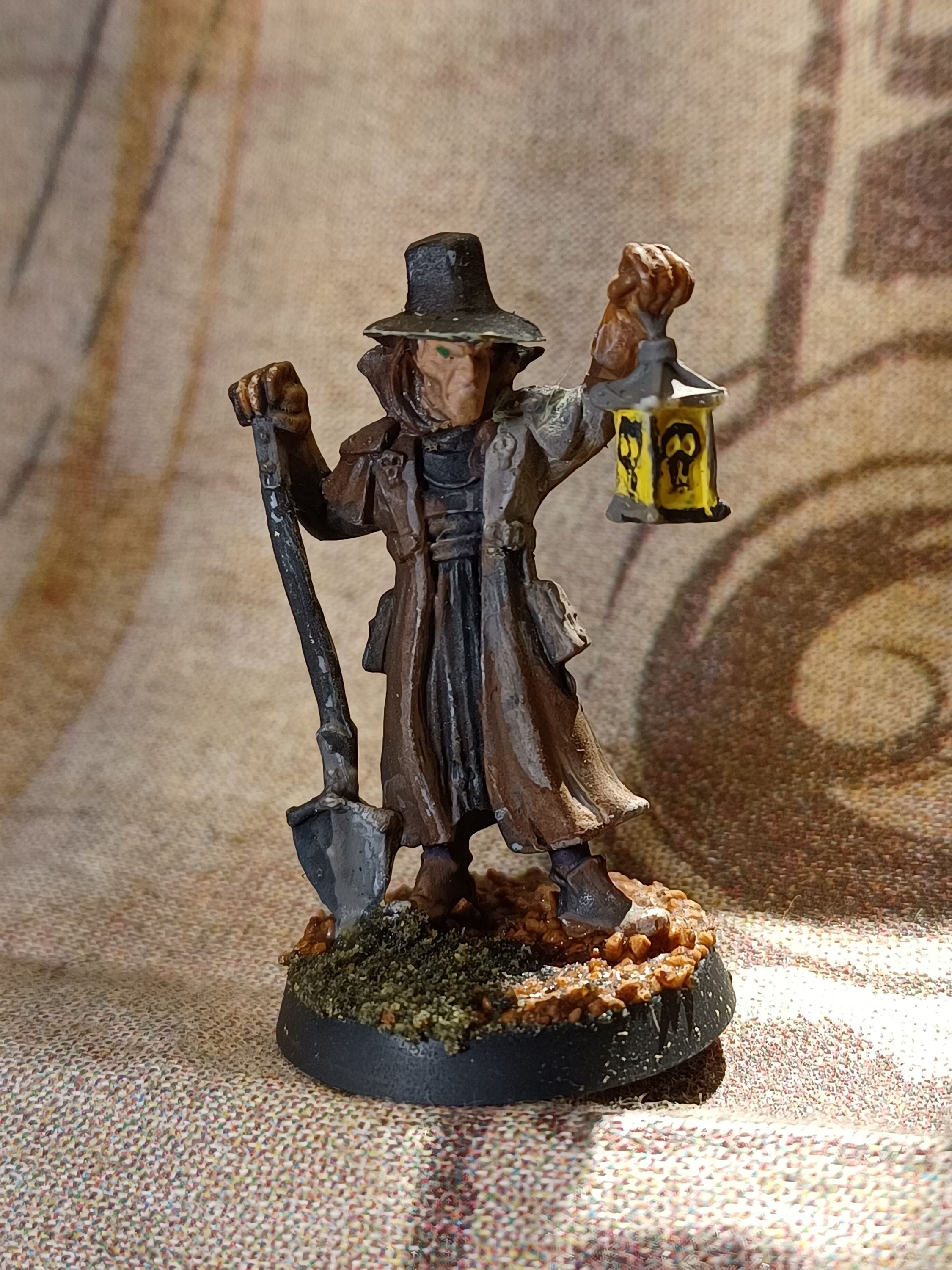 Adventurer/grave Digger (with Shovel) - Hand Painted D&d/pathfinder ...