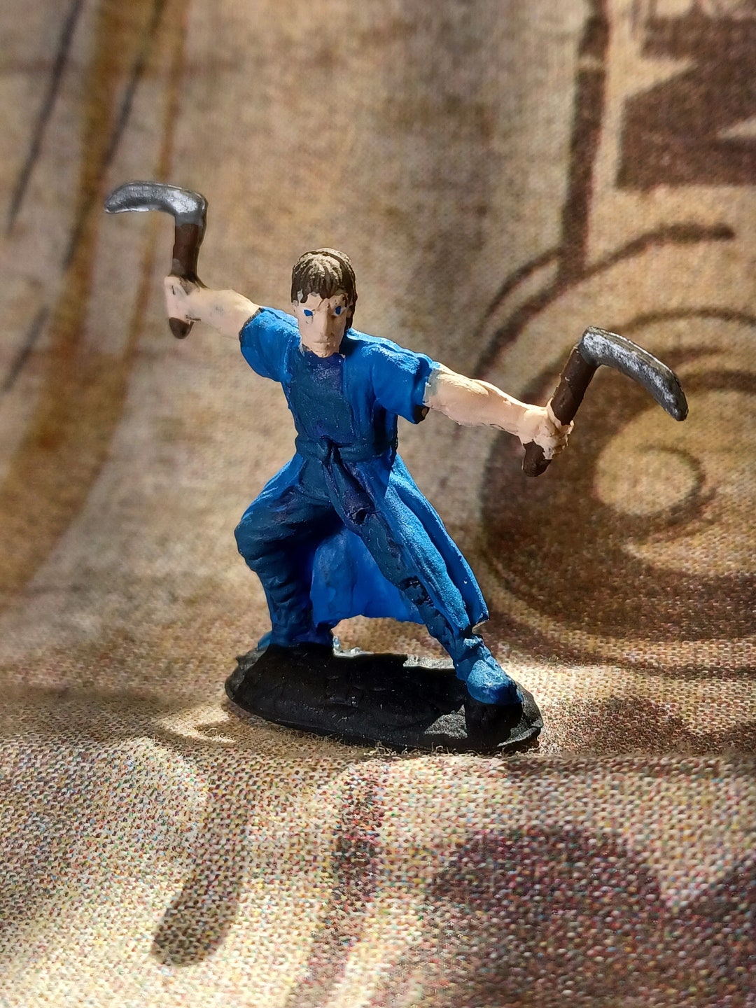 Monk Hand Painted D&d/pathfinder/ttrpg Miniature reaper Bones - Etsy