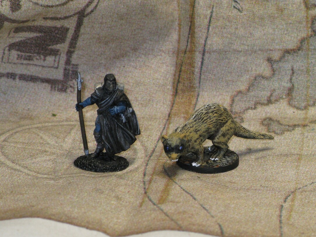 Giant Weasel - Hand Painted D&d/pathfinder/ttrpg Miniature (reaper ...