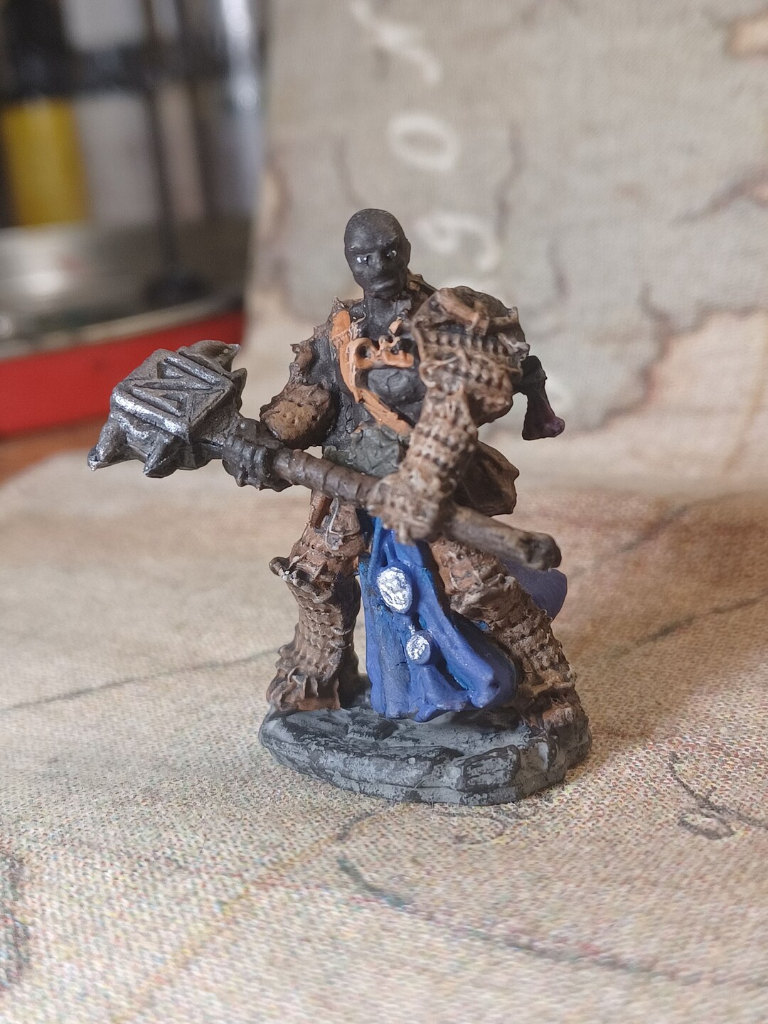 Fighter (heavy War Hammer) - Hand Painted D&d/pathfinder/ttrpg ...