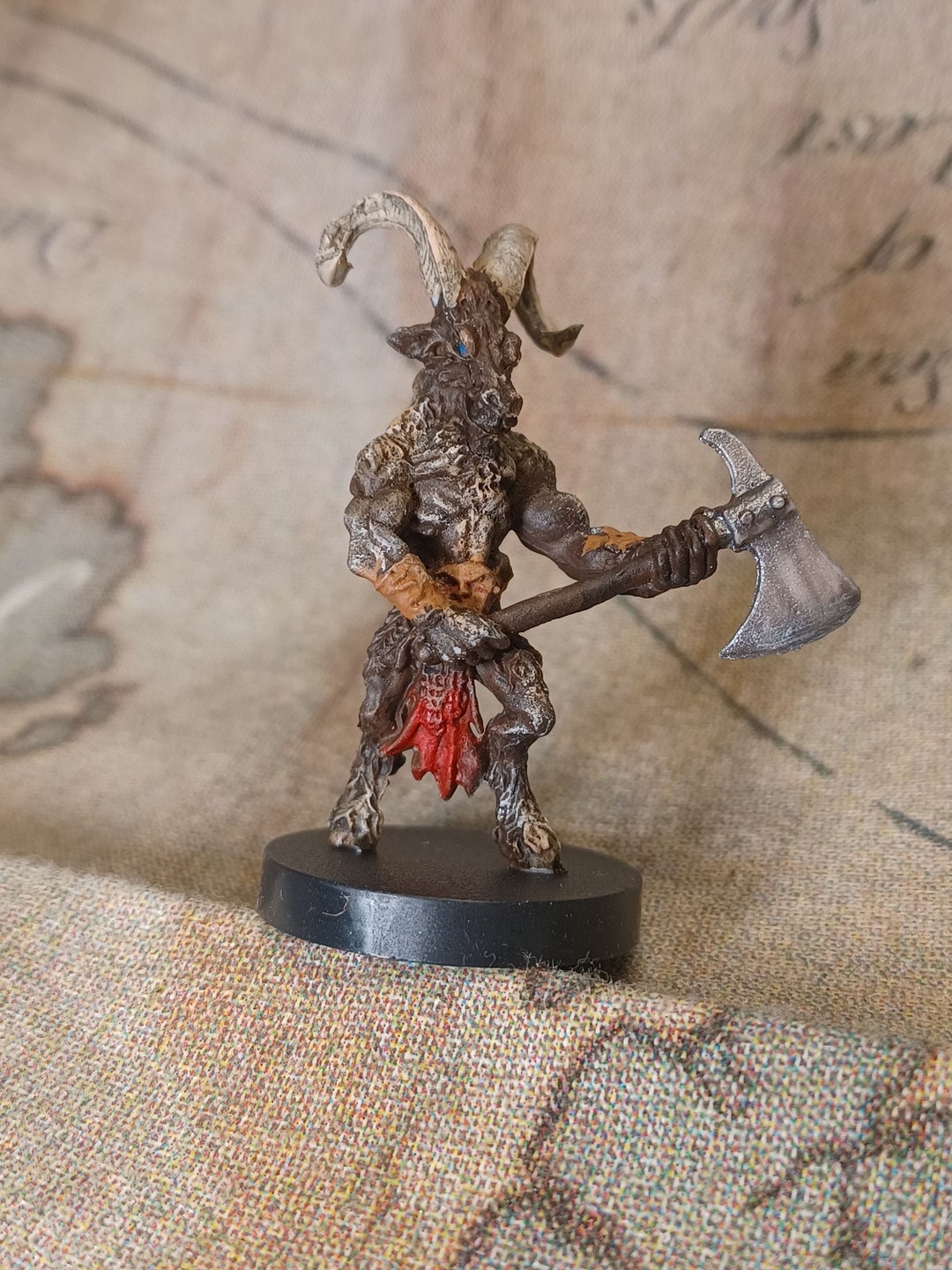 Ibex / Goat Folk (battle Axe) - Hand Painted D&d/pathfinder/ttrpg ...