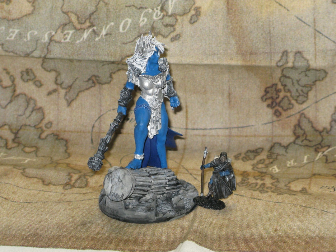 Female Cloud Giant (huge) - Hand Painted D&d/pathfinder/ttrpg Miniature ...