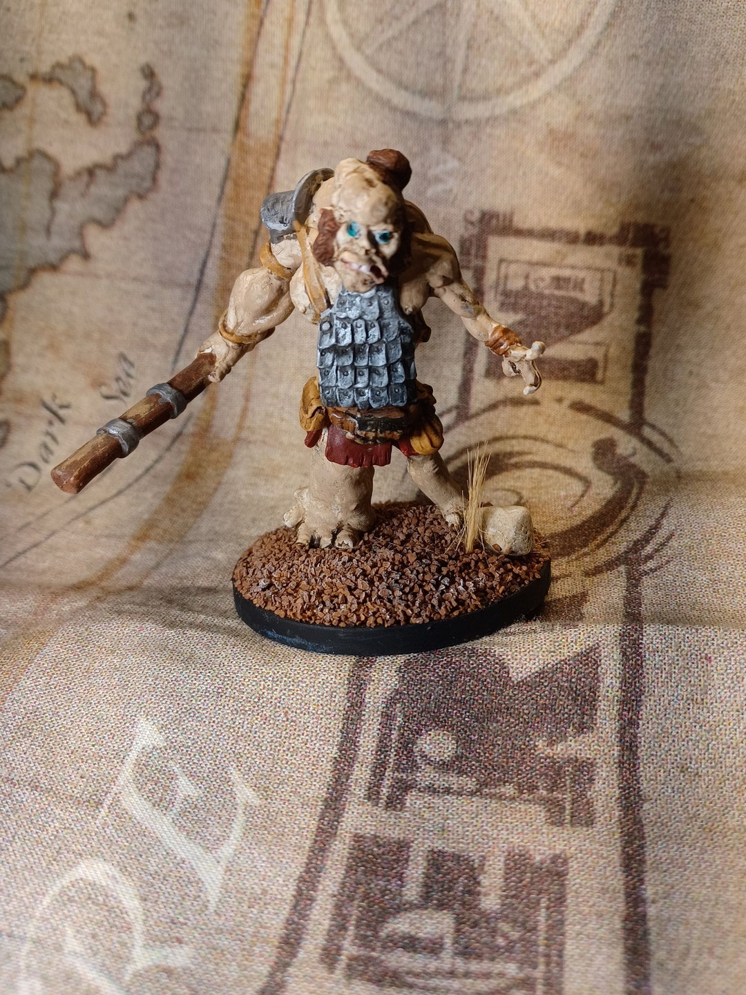 Giant-kin Hand Painted D&d/pathfinder/ttrpg Miniature reaper Bones - Etsy