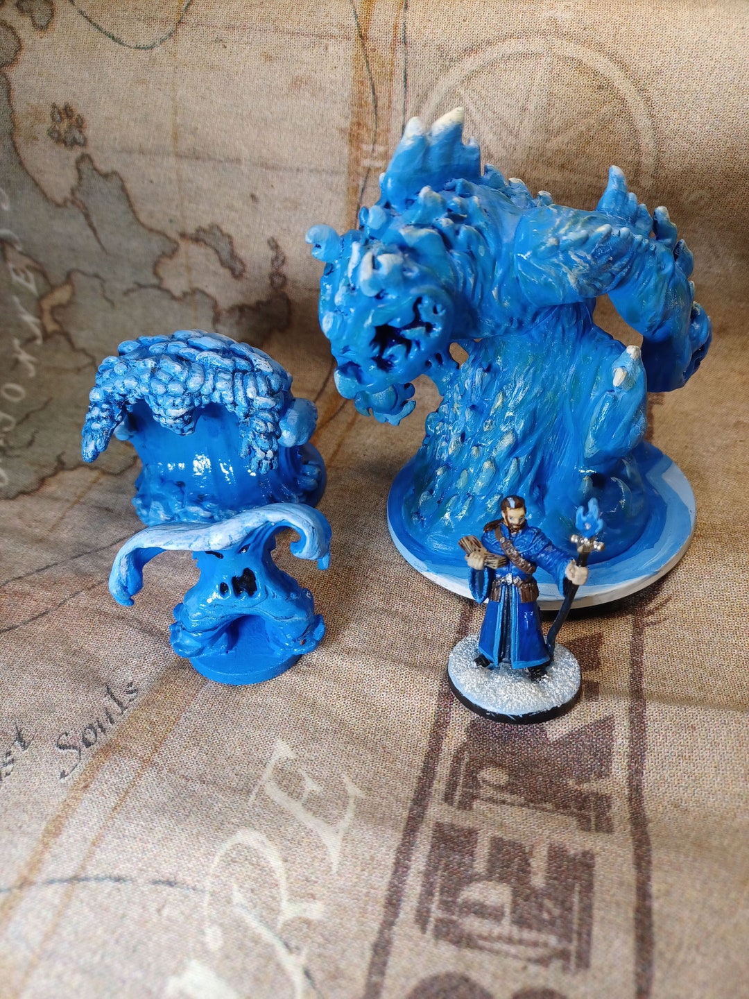 Water Summoner Set. D&d/pathfinder/ttrpgs/display Hand Painted - Etsy