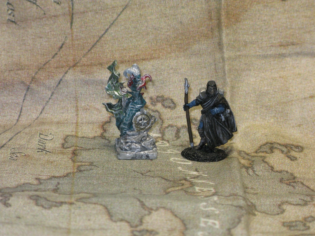 Mermaid Statue -d&d/pathfinder/ttrpg Miniature -- Hand Painted (reaper ...
