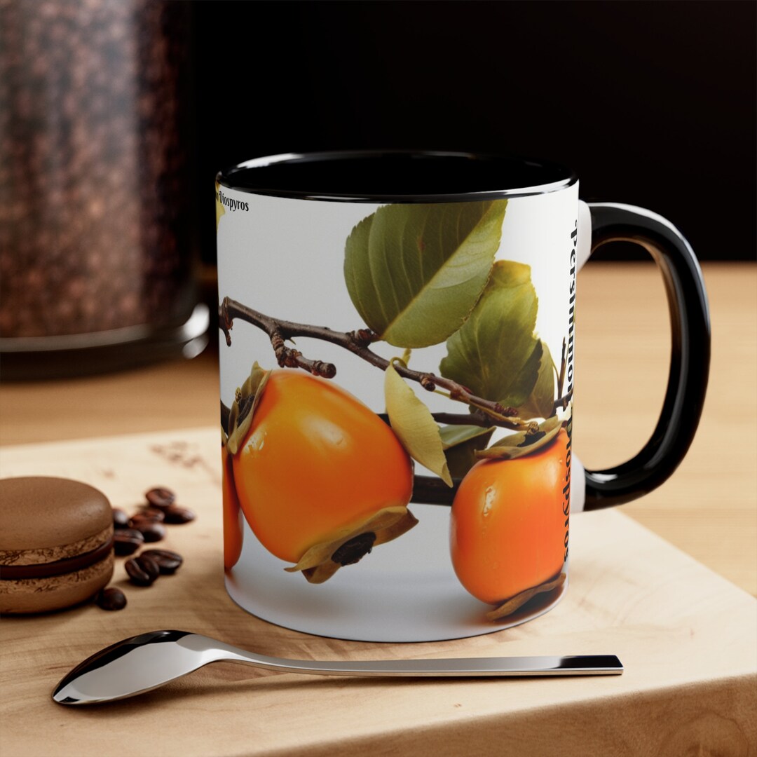 Persimmon Diospyros Mug Beautiful Botanical Design, Perfect for Coffee ...