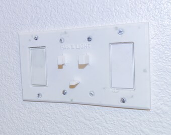 Fan & Light Remote Control Switch Plate Cover 1-gang - Etsy