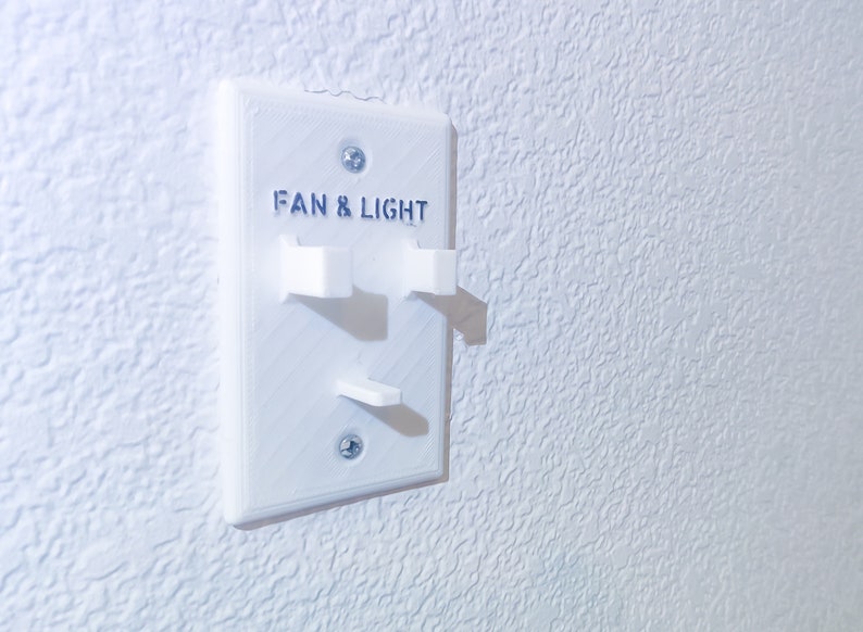 Fan & Light Remote Control Switch Plate Cover 1-gang - Etsy