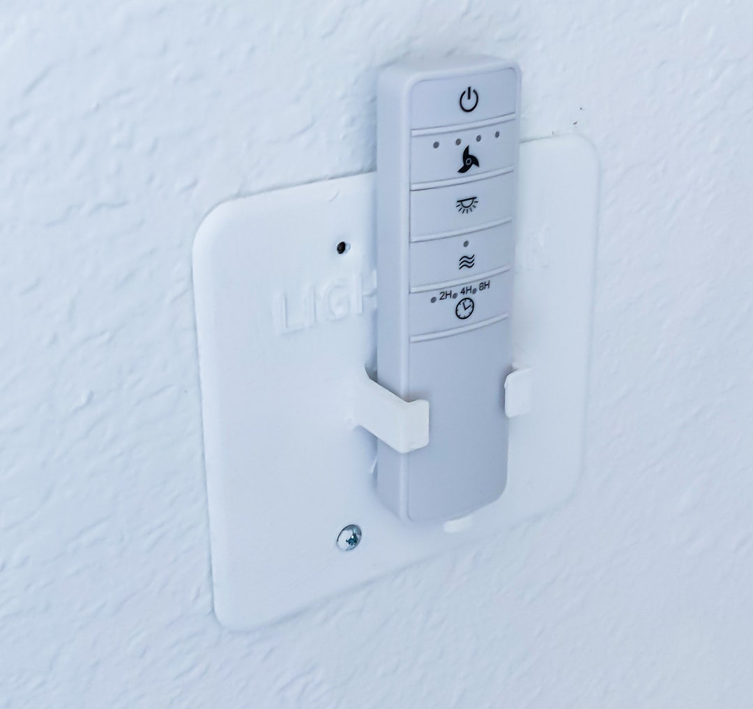 Fan & Light Remote Control Switch Plate Cover 2-gang - Etsy