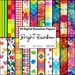 Coral Orange Digital Paper Pack, Seamless Repeating Pattern Tiled ...