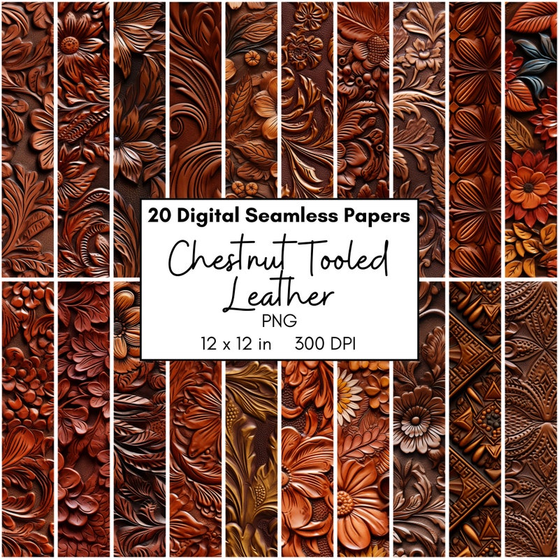 Tooled Leather - Etsy