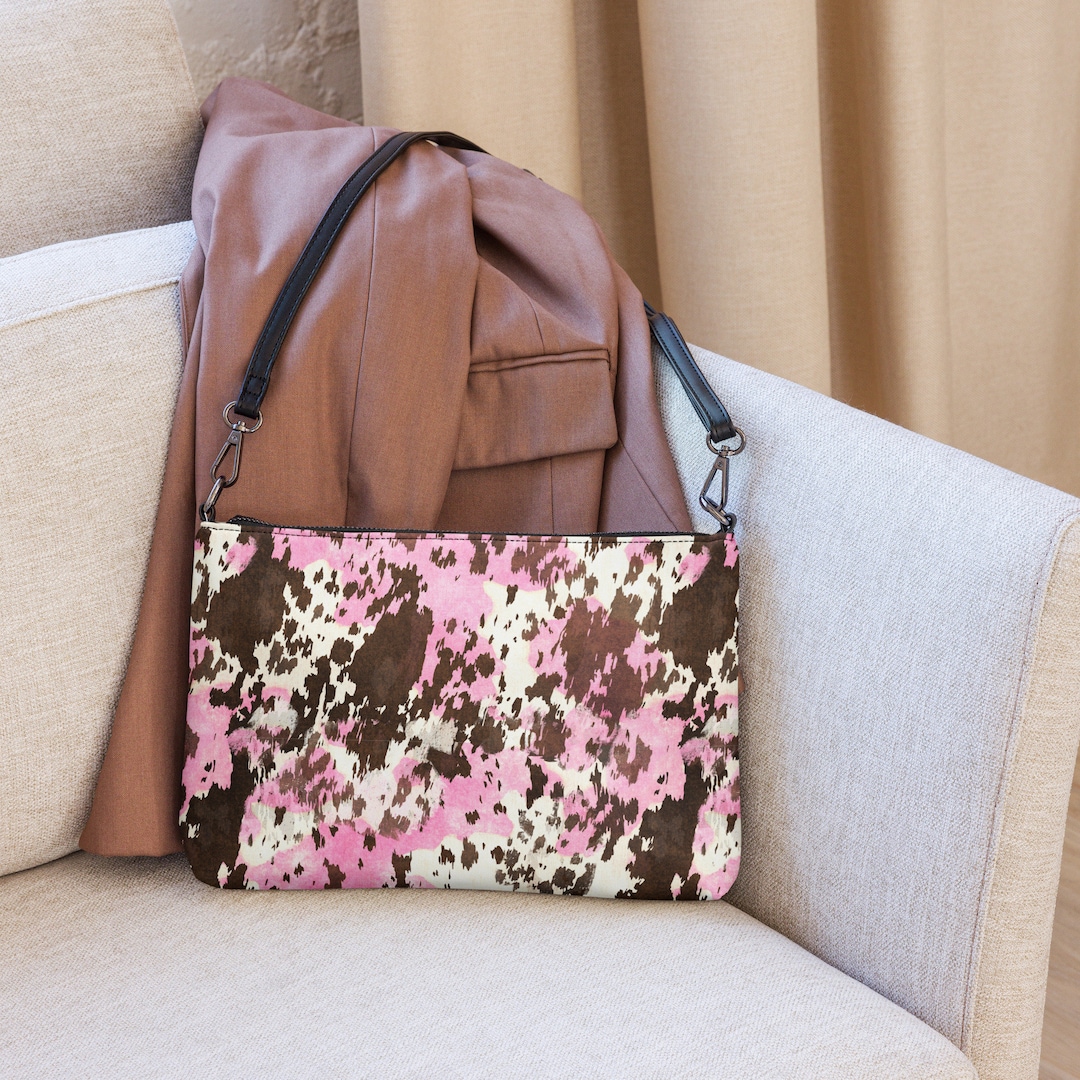 Yeehaw Boujee Crossbody Bag, Cowhide Bags, Pink Bags, Boujee Bags ...