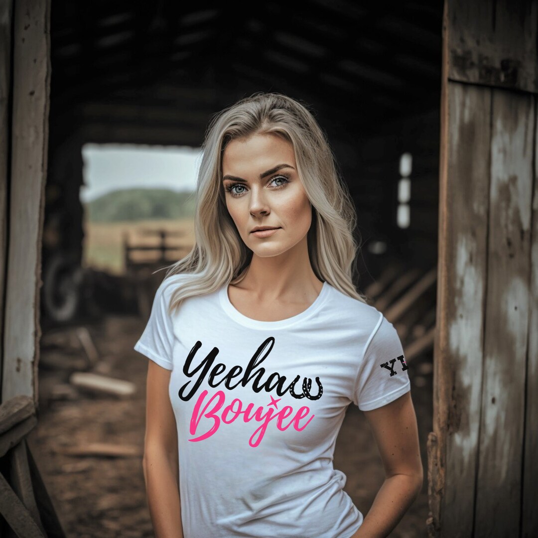 Yeehaw Boujee T-shirt. Country Western Shirt, Cowgirl Shirt, Southern ...