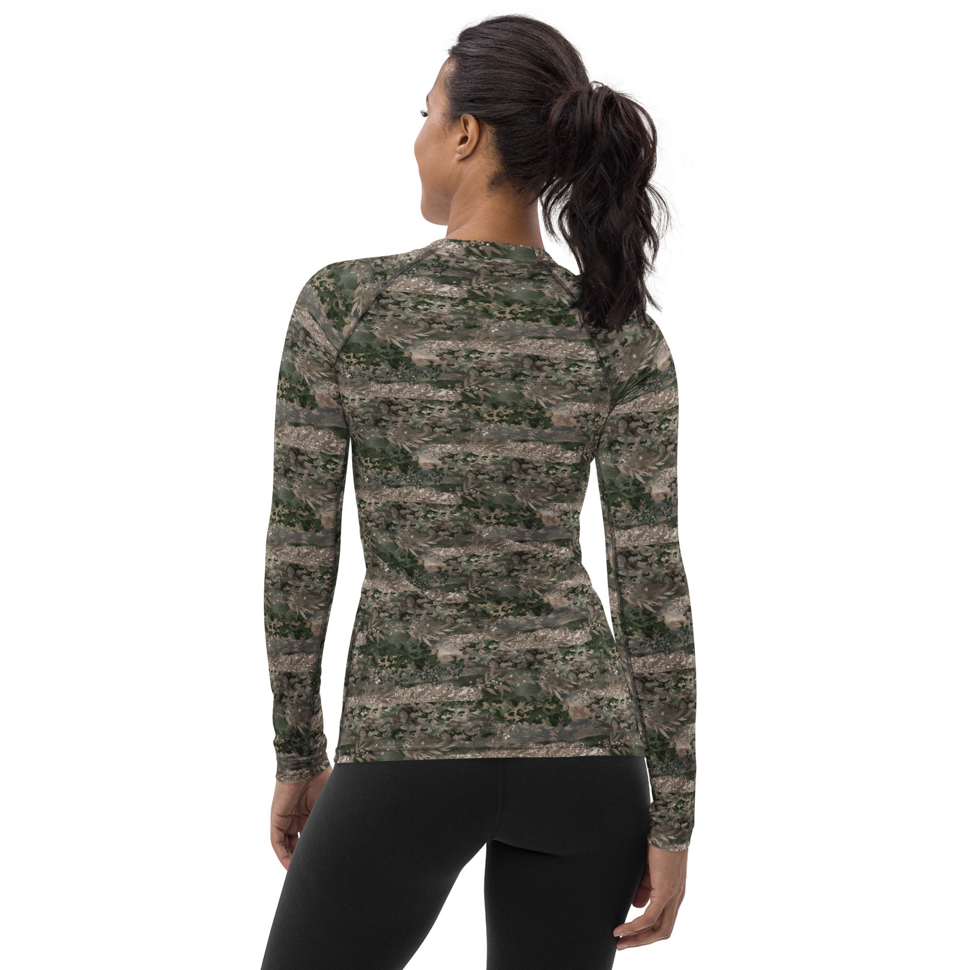 Camouflage Rash Guard, Hunting Rash Guard, Fishing Rash Guard, Surfing ...