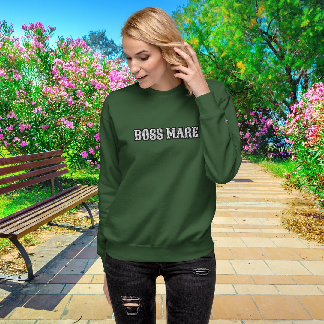 Boss Mare Premium Sweatshirt, Cowgirl Sweatshirt, Country Clothing ...