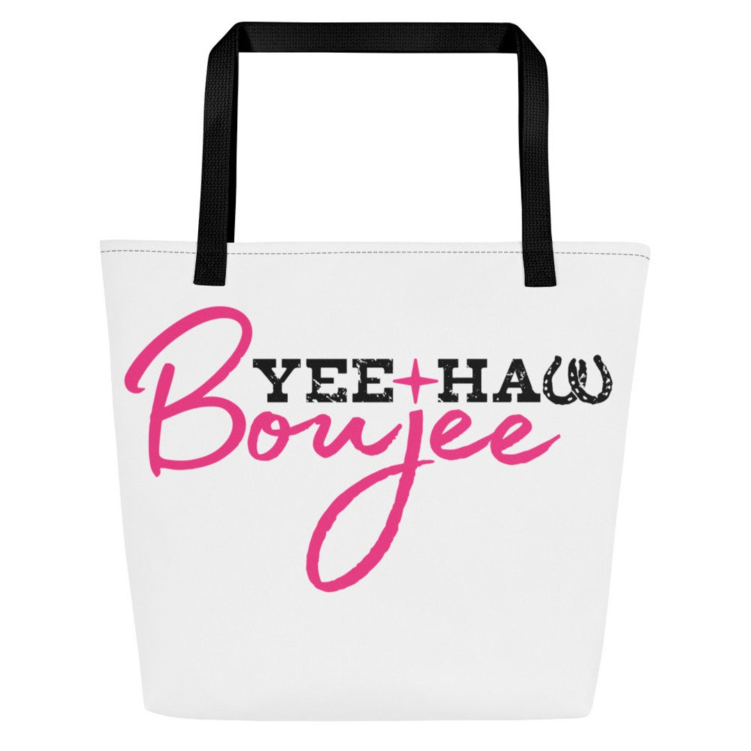 Yeehaw Boujee Tote Bag Cowgirl Handbag Country Bag Southern - Etsy