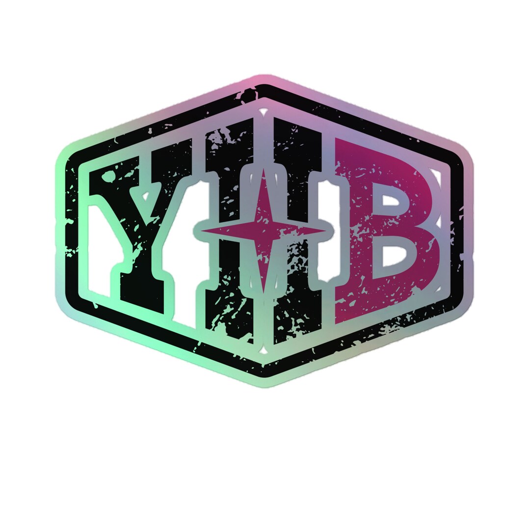 Yeehaw Boujee Holographic Stickers, Car Window Sticker, Bumper Sticker ...