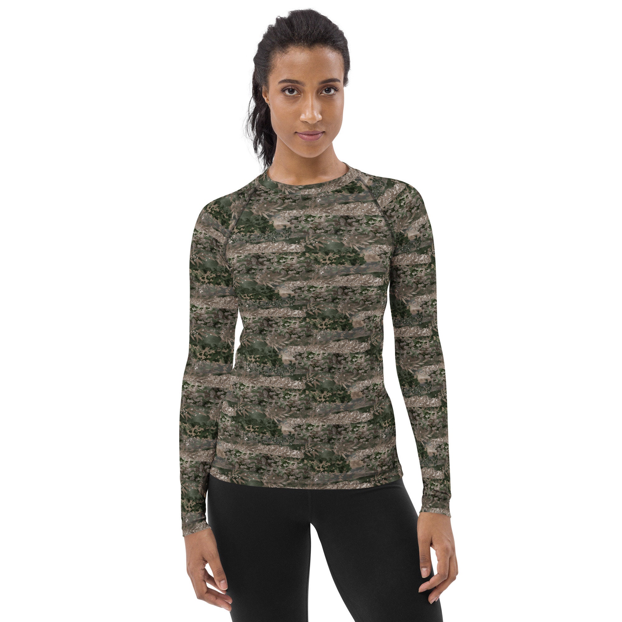 Camouflage Rash Guard, Hunting Rash Guard, Fishing Rash Guard, Surfing ...