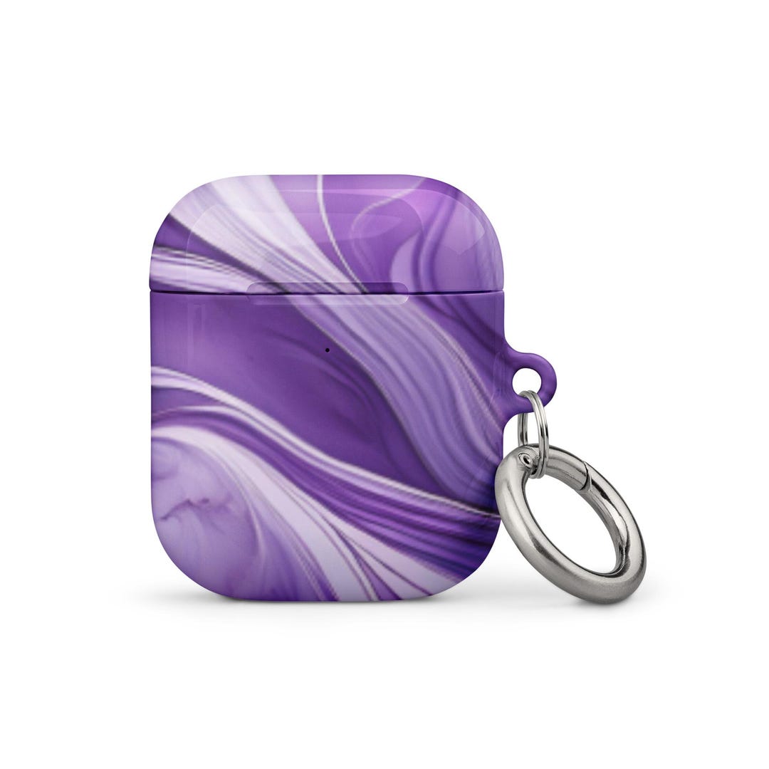 Purple Marble AirPod Case - Etsy