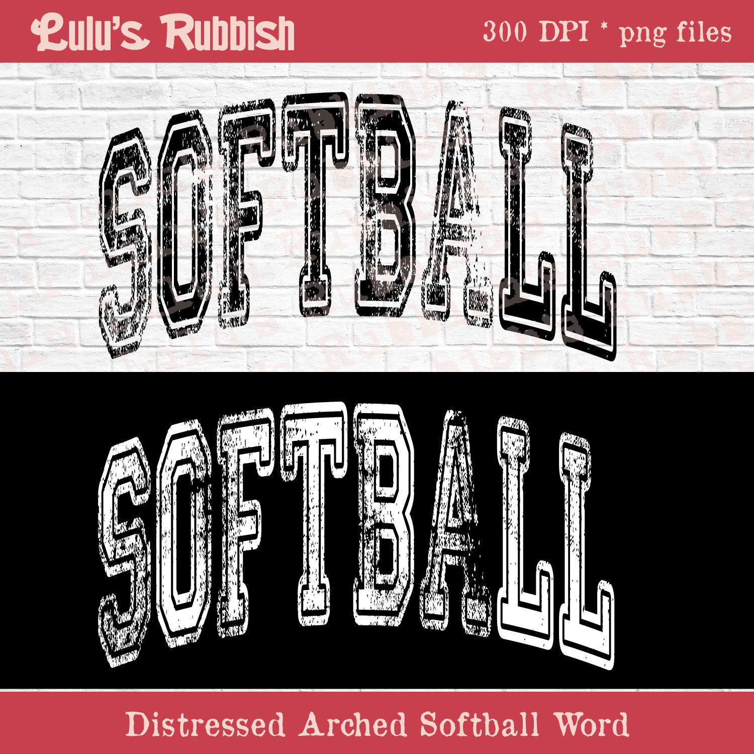 Softball Png, Softball Varsity Distressed Digital Download, Distressed ...