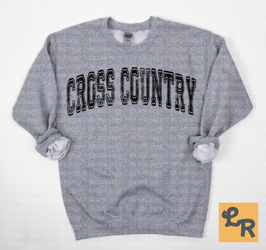 Cross Country Varsity Distressed Digital Download, Distressed Cross ...